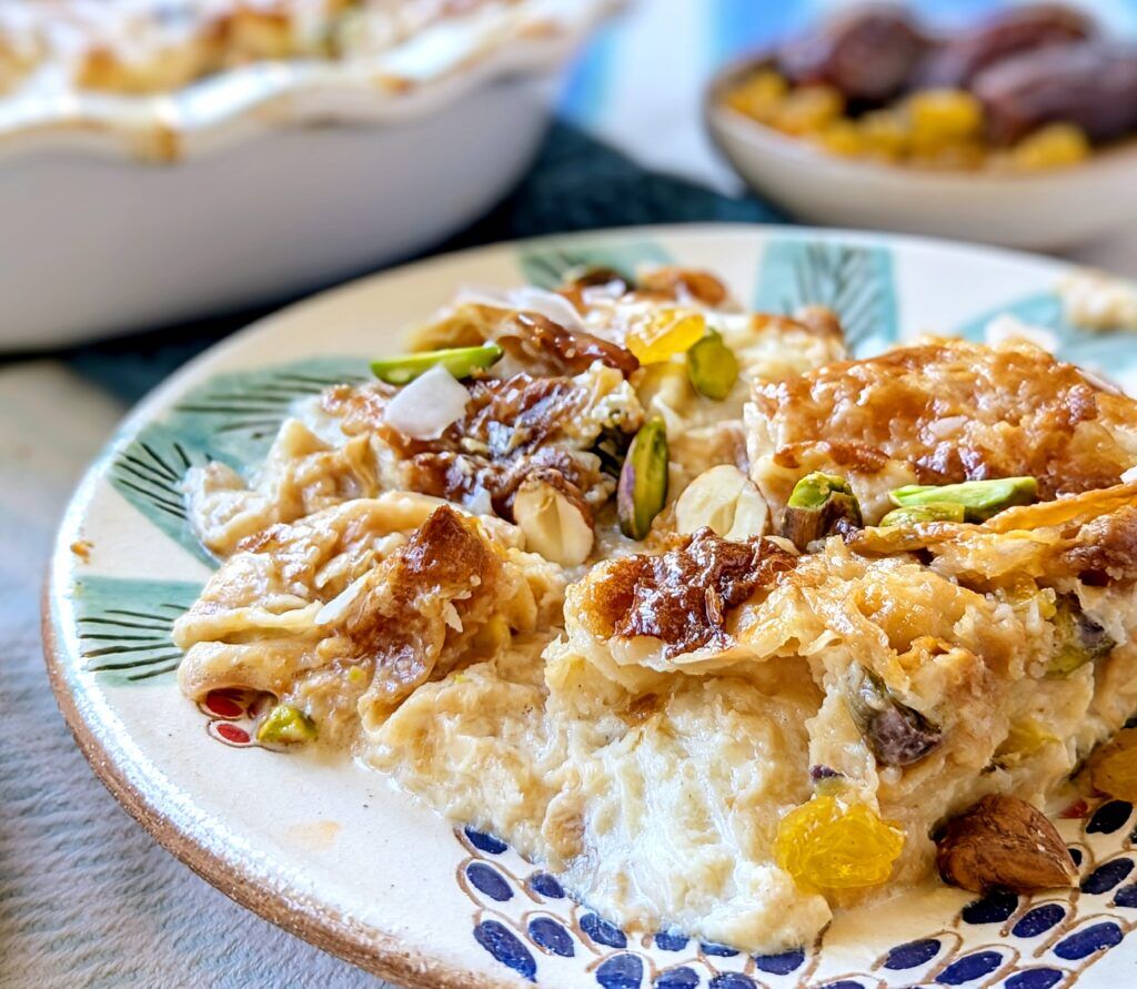 Om ali - Egyptian bread pudding - am what I eat
